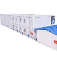 China Zontop Modern Luxury  Easy Assemble Steel Prefabricated 2 Story Frame 20ft 40 Ft  Shipping Container House for sale
