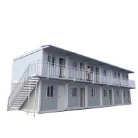 China Zontop Modern Luxury  Easy Assemble Steel Prefabricated Low Cost 20ft 40ft 2 Story Prefab Container Homes House Office for sale