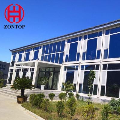 China Zontop Modern Flat Pack Portable Living 40ft Luxury China Prefab Homes 3 Bedroom  Prefabricated Container House for sale