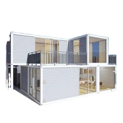 China Zontop Modern Living 40ft Luxury Flat Pack China Prefab Homes Bolt  Prefabricated Expandable Container House for sale