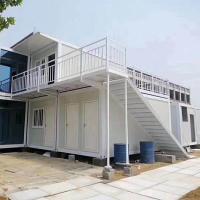 China Zontop 20ft 40ft Luxury Two Storey Living Home  Prefab Container House Prefabricated Home for sale
