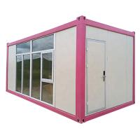 China Zontop chian factory Flat Pack modular prefab  House 5 Bedrooms with Container House for sale