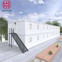 China Zontop  Luxury 40 Feet Stackable Flat Pack Fully Furnished Prefabricated  Storage Prefab  Container  Home House for sale