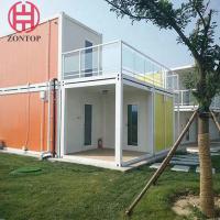 China Zontop Modern Living 40ft Luxury Flat Pack China Prefab Homes Bolt  Prefabricated Expandable Container House for sale