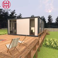 China Zontop Modern Flat Pack Portable Living 40ft Luxury China Prefab Homes 3 Bedroom  Prefabricated Container House for sale