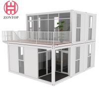 China Zontop Chinese Complete Cheap Transportable Manufactured Metal  Steel Modular Container  Home House for sale