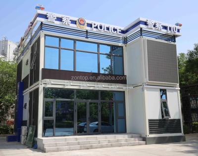 China Zontop Chinese Complete Cheap Transportable Manufactured Metal  Steel Modular Container  Home House for sale