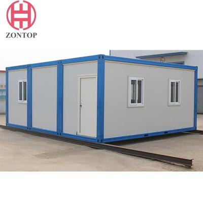China Zontop Modern Flat Pack Portable Living Storage 2 Bedroom Shipping  Prefabricated Container House for sale