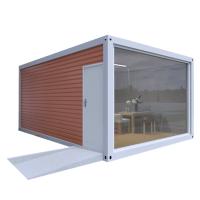 China Zontop quick concrete 20 ft 40 ft  modern luxury ready prefab bolt container home house for sale