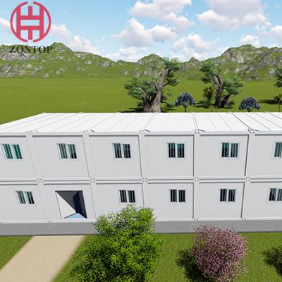 China Zontop High Quality Modular Real Estate  Prefabricated Buildings Prefab Container Homes Houses for sale