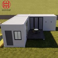 China Zontop  Hot Selling High Standard Modern Movable 20ft 40ft Flat Pack Prefab Homes Prefab Prefabricated Container  Houses for sale