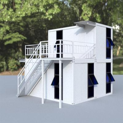 China Zontop China Modern Small Ready Modular Quick Concrete Hurricane Proof Two Story Resort Cheap Homes Container Prefab  Ho for sale