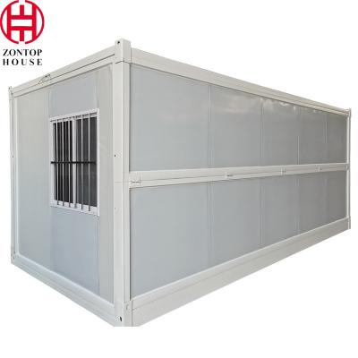 China Zontop China Luxury 3 Bedroom Shipping Modular Living Prefabricated Foldable Home Prefab 20ft Folding Container house for sale