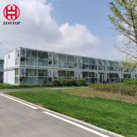 China Zontop Chinese New Design Movable Homes Fast Install Modern Tiny Cabins Modular Prefab Container House for sale