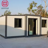 China Zontop morden detachable luxury storage 20ft 40ft prefabricated prefab expandable modular container house for sale