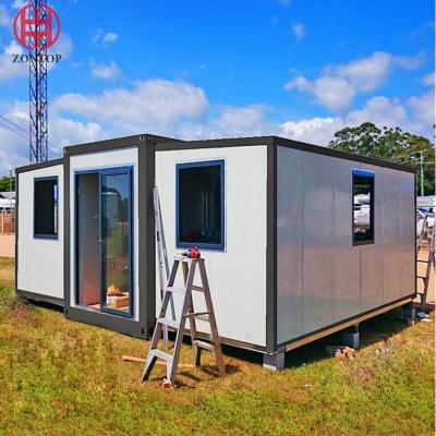 China Zontop China  40ft Living Expandable Container House For Sales Folding Container House for sale