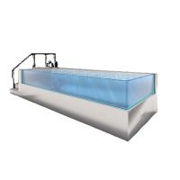 China 100% Virgin PMMA Imported Acrylic Endless Pool Shipping Container School Clear Sides for sale