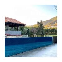 China Outdoor Aboveground Infinity Swimming Pool Fiberglass Lucite Acrylic Density 1.2g/cm3 for sale