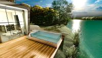 China Upgrade Your Aquatic Experience with a Rectangular Stainless Steel Shipping Container for sale