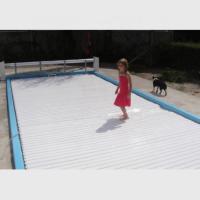 China Transparant Blue/Ivory Pool Cover With CE Certifications And Materials From OEM for sale