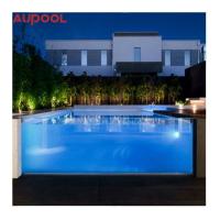 China High Light Transmission Acrylic Pool Glass Swimming Pool by AUPOOL for Your Pool Project for sale