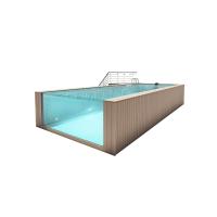 China Enjoy the Outdoors in Style with our Luxury Pool featuring Clear Panel Acrylic Windows for sale