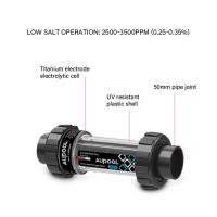 China 110-265VAC Swimming Pool Salt Chlorine Generator with 12.5% Sodium Hypochlorite Output for sale