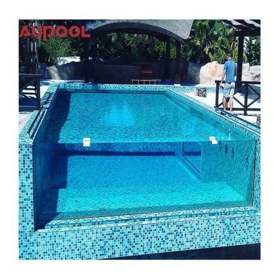China 30-300mm Thickness Clear Acrylic Swimming Pool Aupool Custom Size for Family Fun for sale