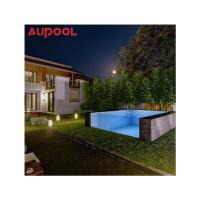 China Transparent Finished Prefab Swimming Pool Humanized Design and Salt Chlorine Generator for sale
