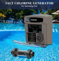 China 15-45g Chlorine Output Salt Chlorine Generator AUPOOL 2 In 1 For Public Swimming Pool for sale