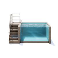 China Superior Transparent Acrylic Swimming Pool for Hotels Gyms Schools and Sanatoriums for sale