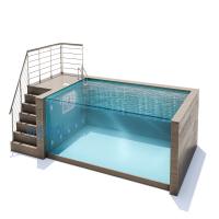 China Superior Transparent Acrylic Swimming Pool for Hotels Gyms Schools and Sanatoriums for sale