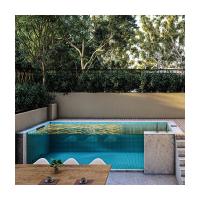 China Customer's Demand Outdoor Rectangular Pool with Carbon Fiber and Fiberglass Material for sale