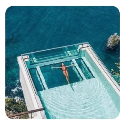 China Customized Clear Acrylic Sheet Swimming Pool in Transparent Color for Large Size for sale