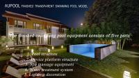 China Two Water Pumps Complete Filtration Prefabricated Swimming Pool for Underground Space for sale