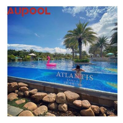 China 100% Imported Lucite PMMA Acrylic Panel for Modern Design Outdoor Swimming Pool for sale