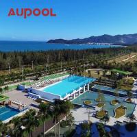 China 100% Imported Lucite PMMA Acrylic Panel for Modern Design Outdoor Swimming Pool for sale