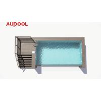 China Clear Water Clear Mind Prefab 20Ft 40Ft Shipping Container Swimming Pool with Cutting for sale