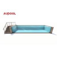 China Clear Water Clear Mind Prefab 20Ft 40Ft Shipping Container Swimming Pool with Cutting for sale