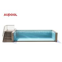 China Clear Water Clear Mind Prefab 20Ft 40Ft Shipping Container Swimming Pool with Cutting for sale