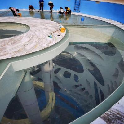 China High Surface Hardness Acrylic Glass Sheet for Swimming Pool 50mm 100mm 150mm 200mm 300mm for sale