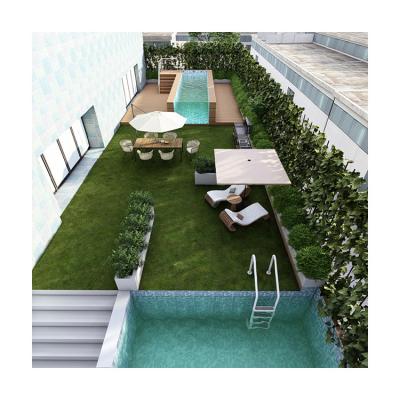 China 18m3 Pool Water Capacity Customized Acrylic Panel Thickness Outdoor Hotel Glass Pool for sale