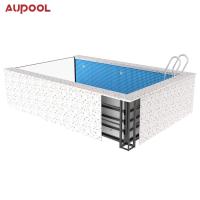 China Transparent Infinity Pool Made of 100% Pure Lucite Material for Hotels Schools and Gyms for sale