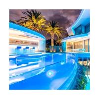 China Transparent Acrylic Swimming Pool Clear Sample Panels For Outdoor Villa Pools for sale