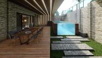 China 24m3 Pool Water Capacity Transparent Acrylic Plastic Panel for Swimming Pool Window for sale