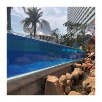 China Superior Favorable Advantage Acrylic Swimming Pool 50-700mm Clear Infinity Pool Wall for sale