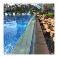 China Superior Favorable Advantage Acrylic Swimming Pool 50-700mm Clear Infinity Pool Wall for sale