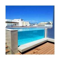 China Villa Into A Paradise With Clear Acrylic Panels And Infinity Pool for sale