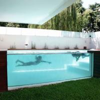 China Villa Backyard Customized Outside Large Size Acrylic Swimming Pool with Panel Sheet for sale