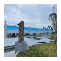 China Easy Install AUPOOL 50mm Clear Thick Acrylic Glass Sheet for Customized Size Swimming Pool for sale